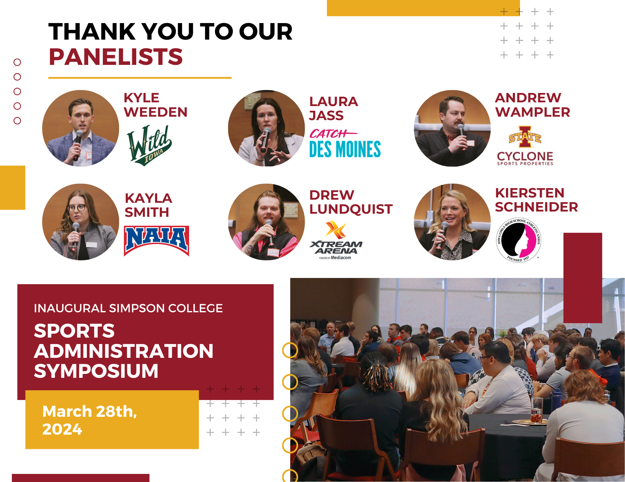 Simpson hosts the inaugural Sports Administration Symposium – The ...